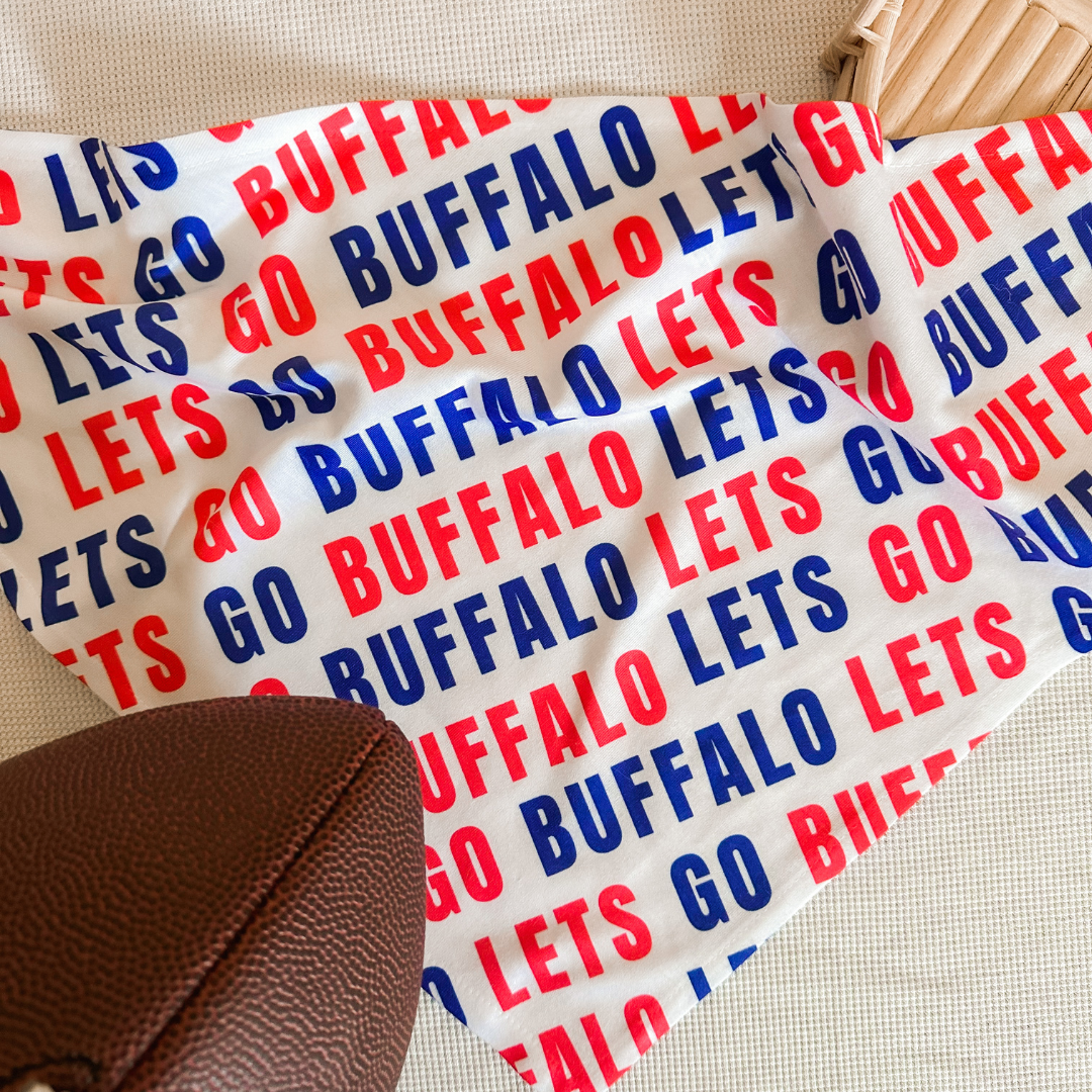 Blue and red lets go buffalo – Buffalo Dapper Paws